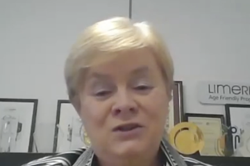 Bishop Brendan chats to Anne Rizzo of the Limerick Covid-19 Community ...